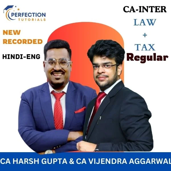 CA Inter New Syllabus Law+Tax Combo Recorded/ Live Batch By CA Harsh ...